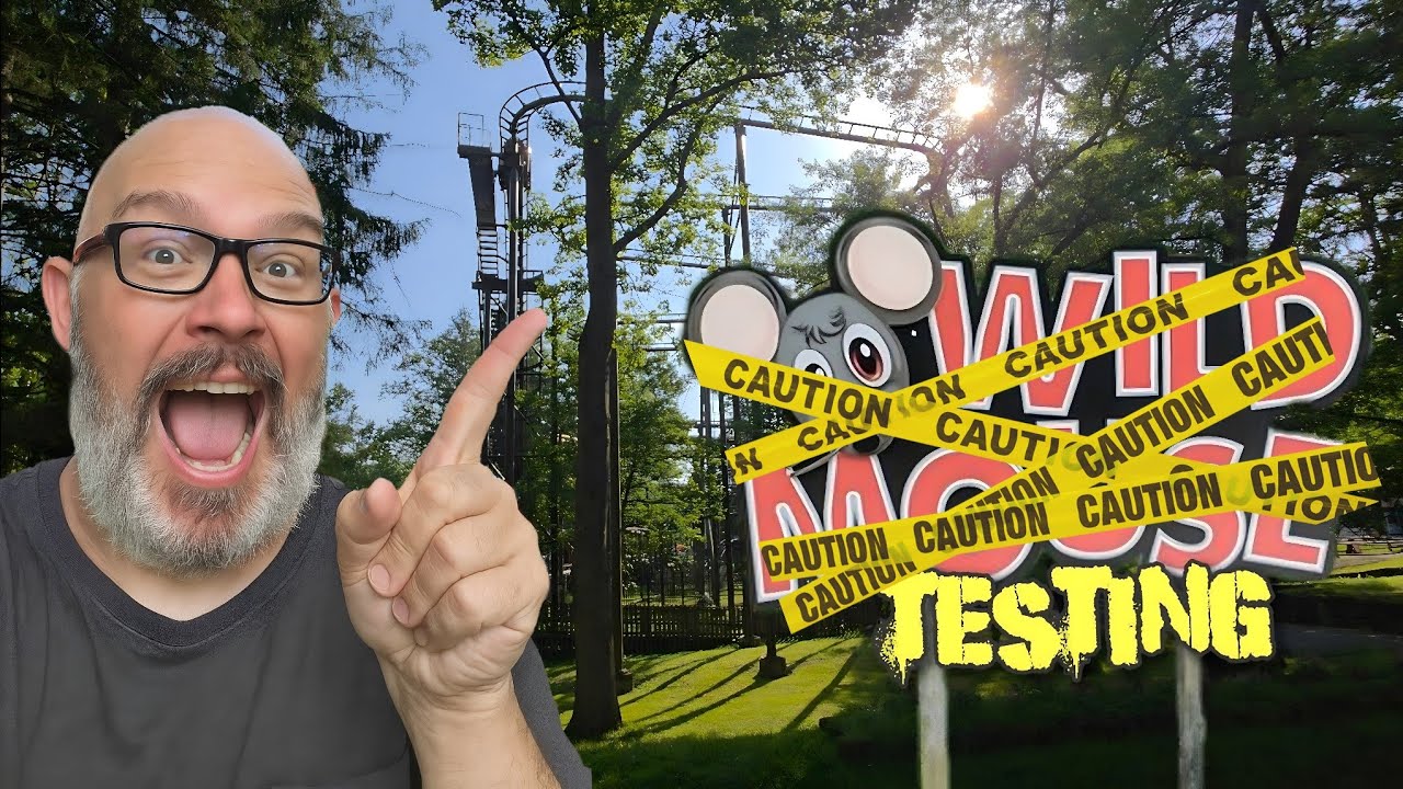 Wild Mouse Testing, Finally! - Idlewild & SoakZone 2025 - YouTube