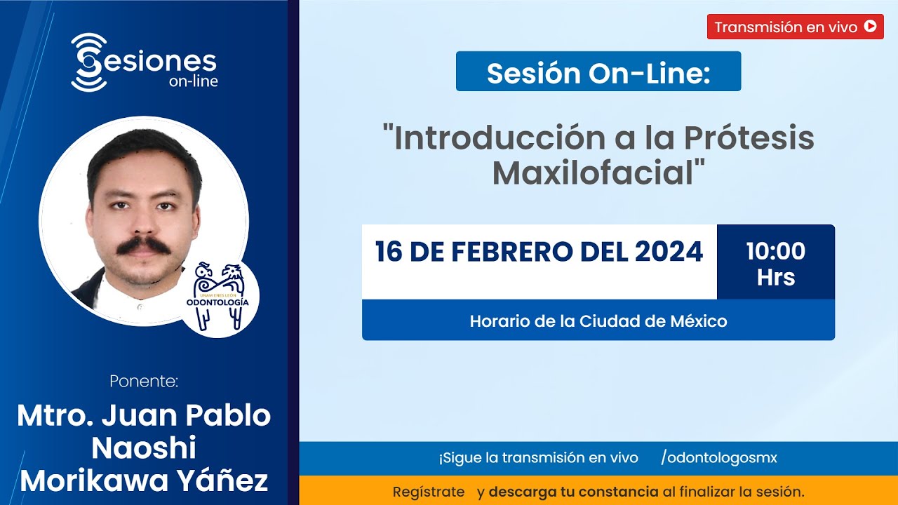 Sesión On-Line: "Introducción a la Prótesis Maxilofacial" - YouTube