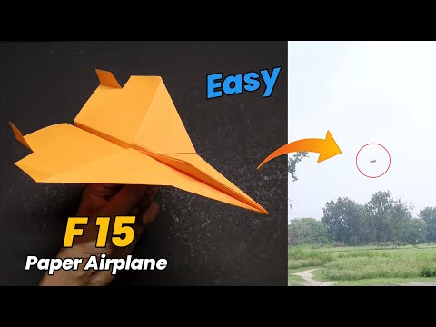 F15 Kağıt Uçak Yapımı Eğitimi | Aerodinamik Tekniklerle Kağıt Uçak Nasıl Yapılır?