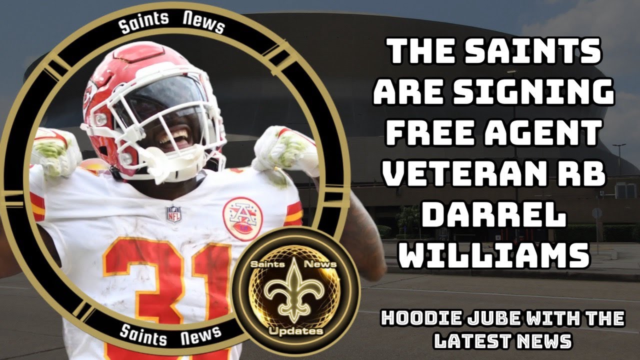 New Orleans Saints Are Signing Free Agent RB Darrel Williams - YouTube