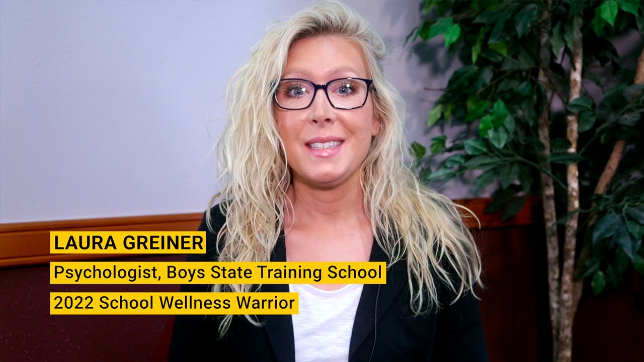 2022 School Wellness Warrior - Laura Greiner - YouTube