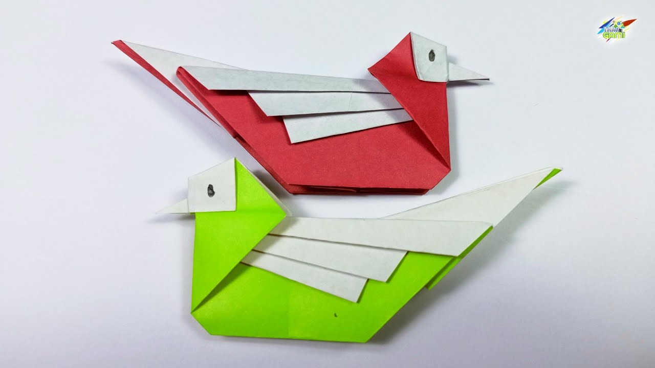 How to Fold Bird Origami Easy | Paper Bird Origami Easy | Animal ...