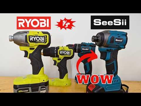 Which BUDGET Drill & Impact Kit Is Best?  SeeSii vs. Ryobi