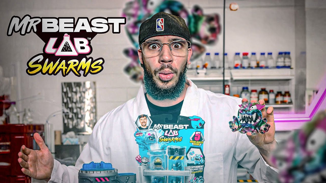 I OPENED 24 Mr Beast LAB SWARM TEST TUBES!!! - YouTube