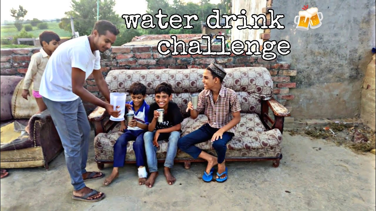water drink challenge with children winner gift @StupidSakib - YouTube