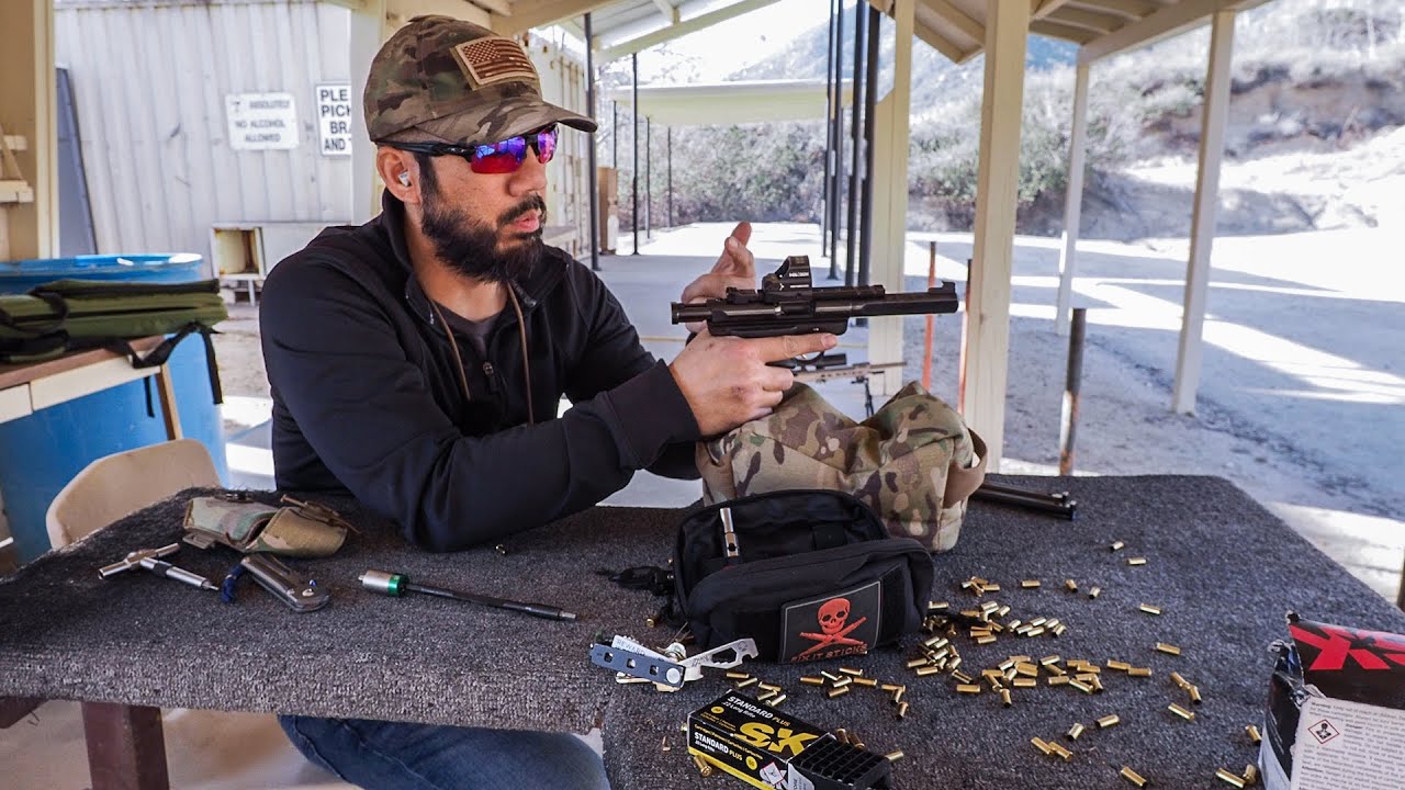 Range VLOG #100 - Holosun 507C on the Ruger Mark II and Homemade NRL22 ...