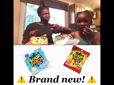 New Fire and Freeze Sour Patch Kids Review!! - YouTube