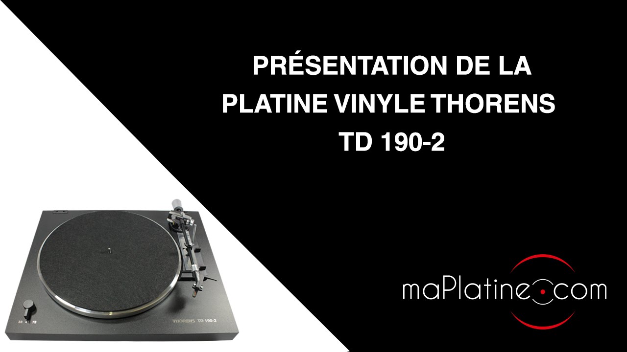 Comment déballer et emballer une platine vinyle Thorens TD190-2 ? - YouTube