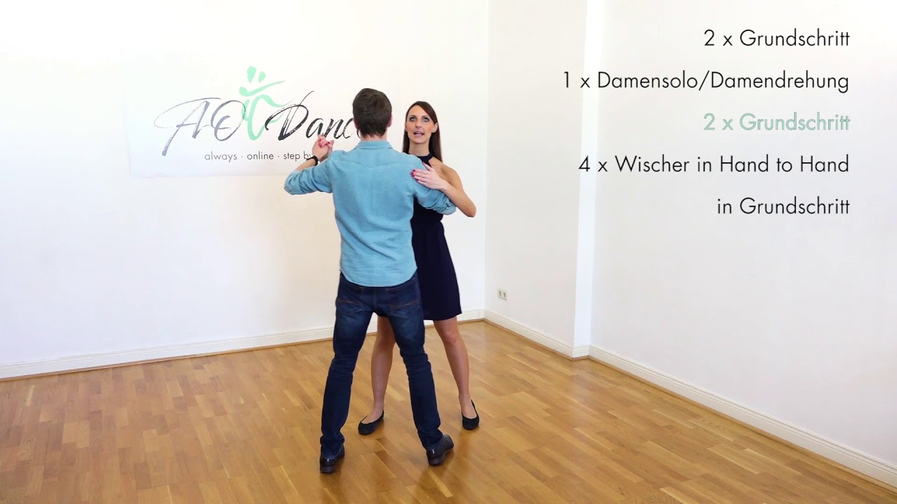 Rumba 1: leichte Abfolge/Figurenkombination - Beispiel 1 (z.B ...