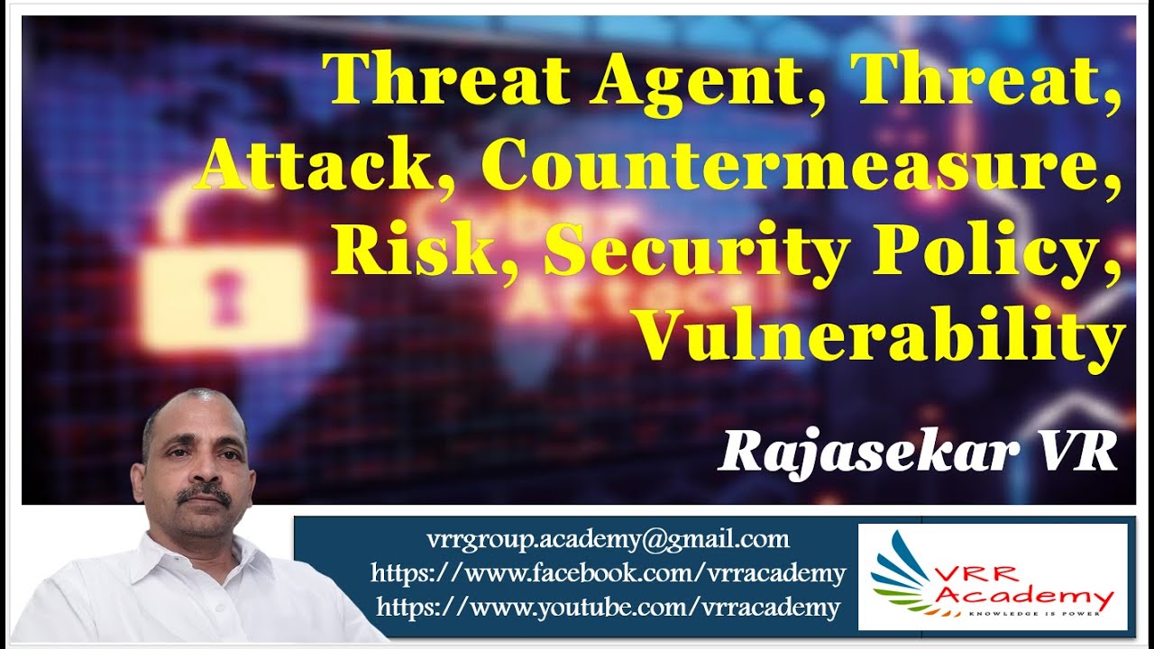 Threat Agent, Threat, Attack, Countermeasure, Risk, Security Policy ...