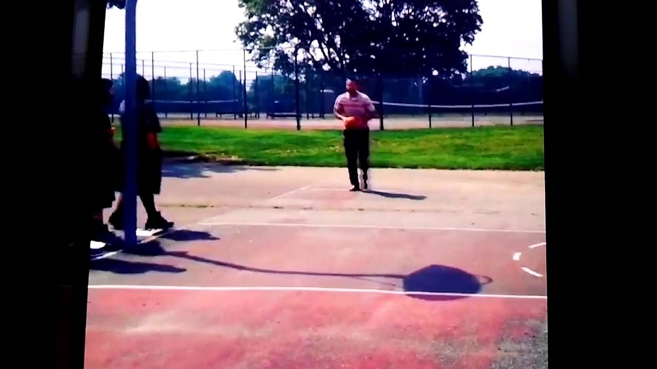 Teacher dunks - YouTube