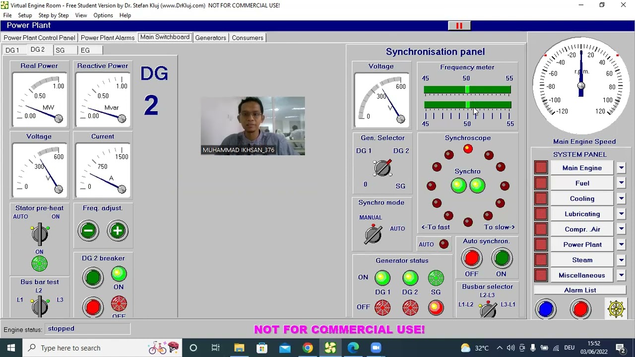 Virtual Engine Room - Simulasi Sistem Perkapalan - YouTube