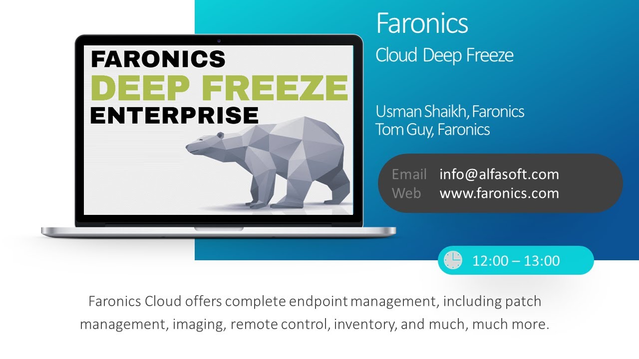 Faronics - Cloud Deep Freeze - YouTube
