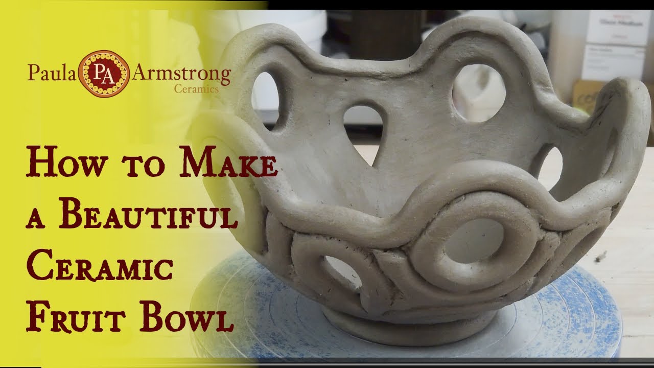 How to make a coiled pattern fruit bowl the easy way - YouTube