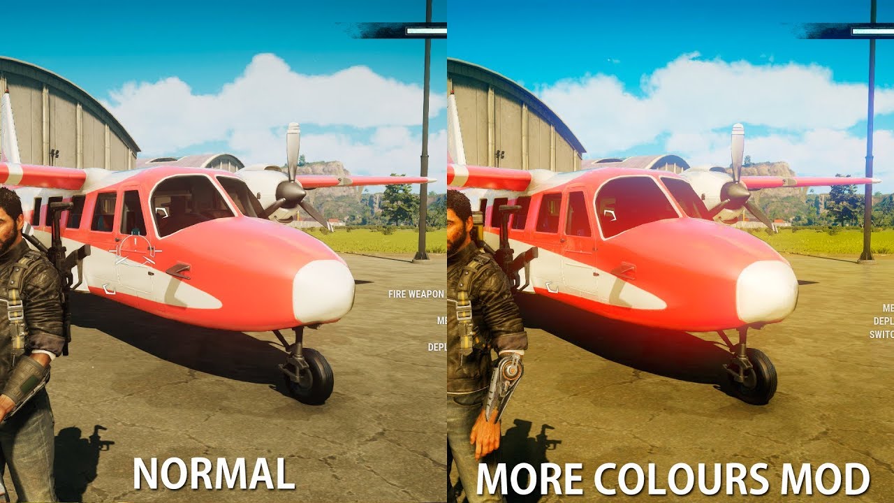 JUST CAUSE 4 GRAPHICS MOD MORE COLOURS MOD - YouTube