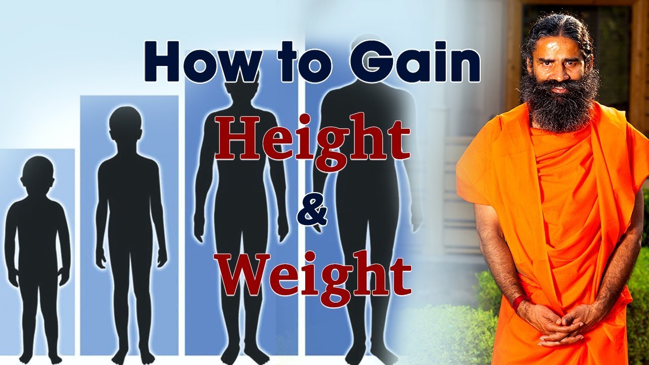 How to Gain Height & Weight | Swami Ramdev - YouTube