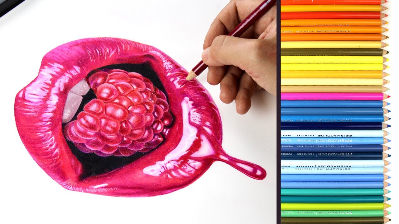 HOW TO DRAW GLOSSY LIPS WITH COLORED PENCILS DRAWING TUTORIAL YouTube how-to-draw-glossy-lips-with-colored-pencils-drawing-tutorial-youtube