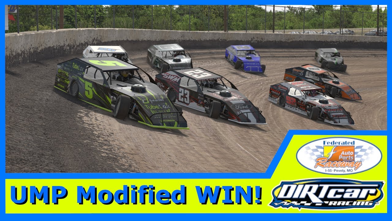 IRacing Official | UMP Modified @ I-55 Raceway | Winning and Running ...
