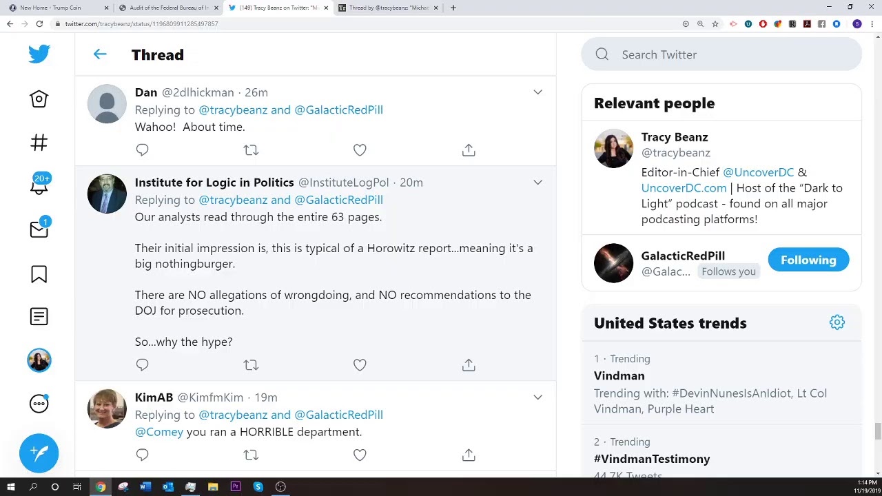 The DOJ IG Releases Report on CI (Part II) - YouTube