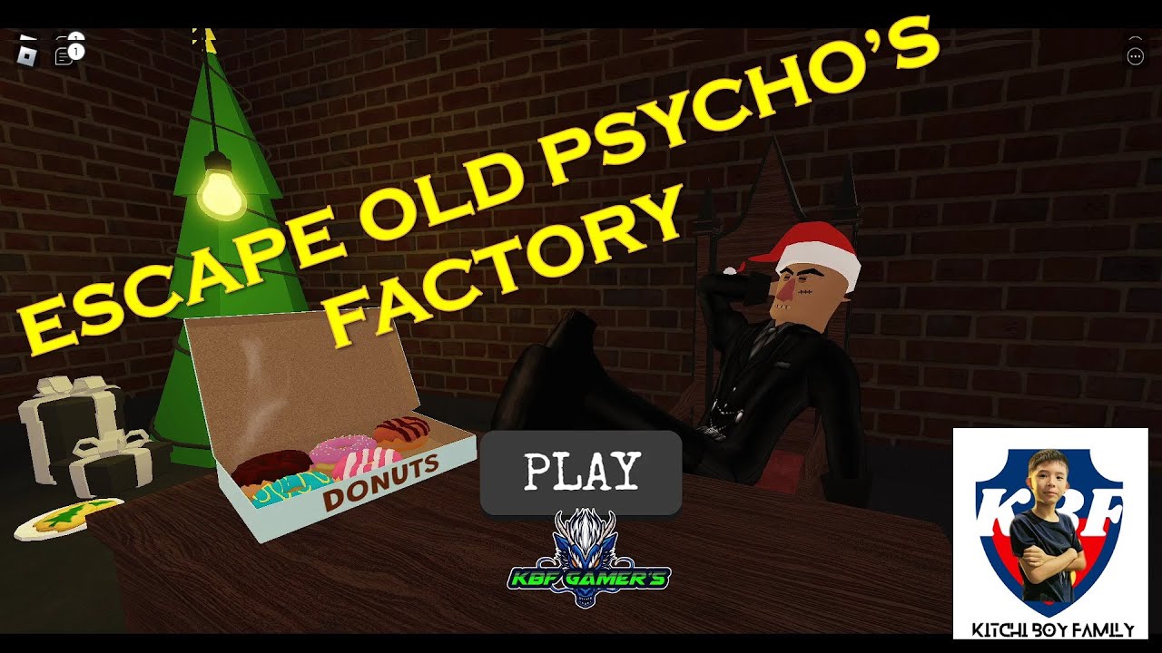Roblox Escape Old Psycho's Factory 🤔👀😳 - YouTube