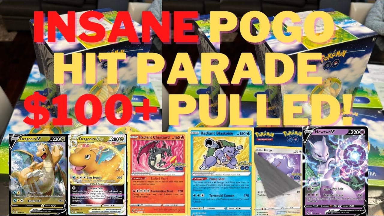 Pokemon TCG: Insane pulls on Pokemon GO - Dragonite VSTAR Collection ...