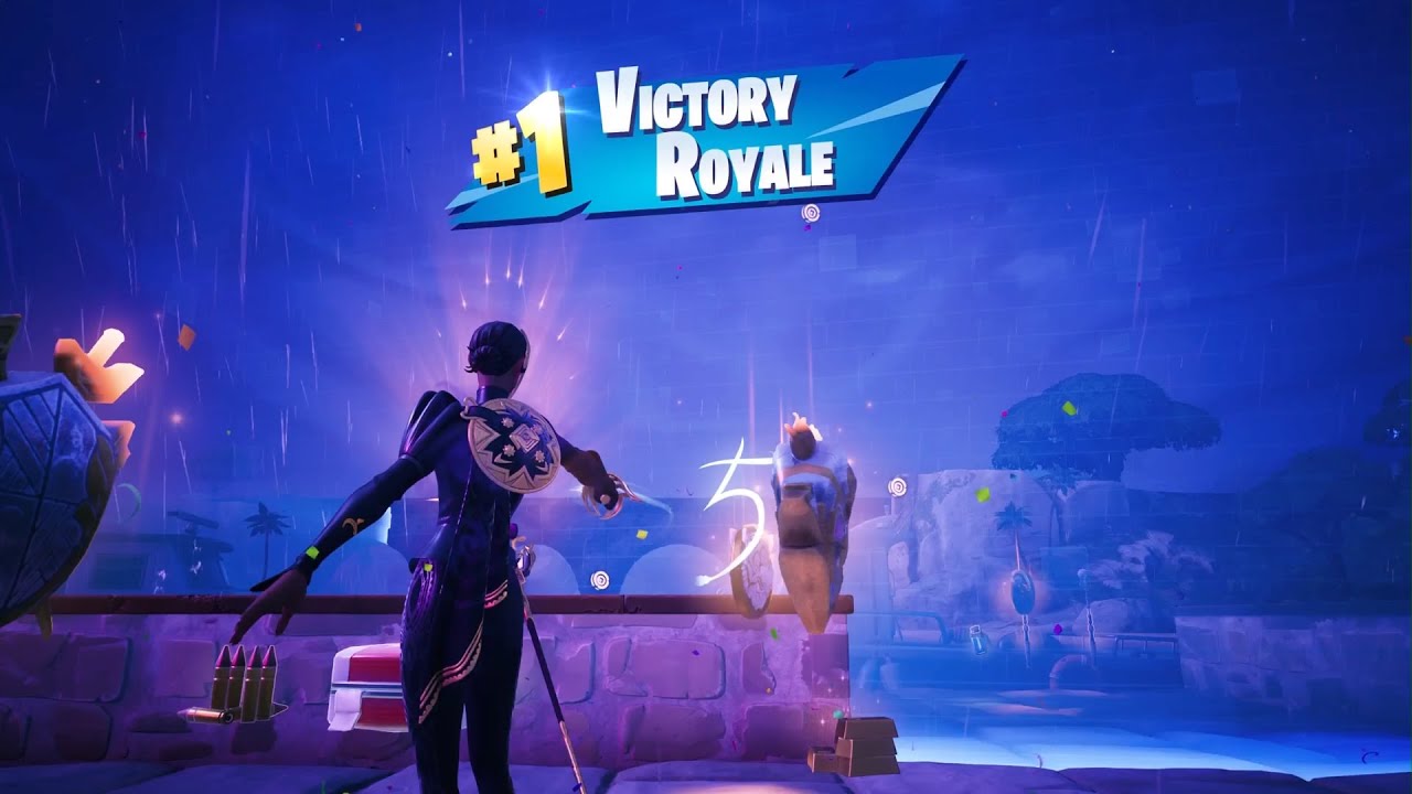 NISHA (Midnight Duelist Nisha Style) Skin Solo Gameplay in FORTNITE ...