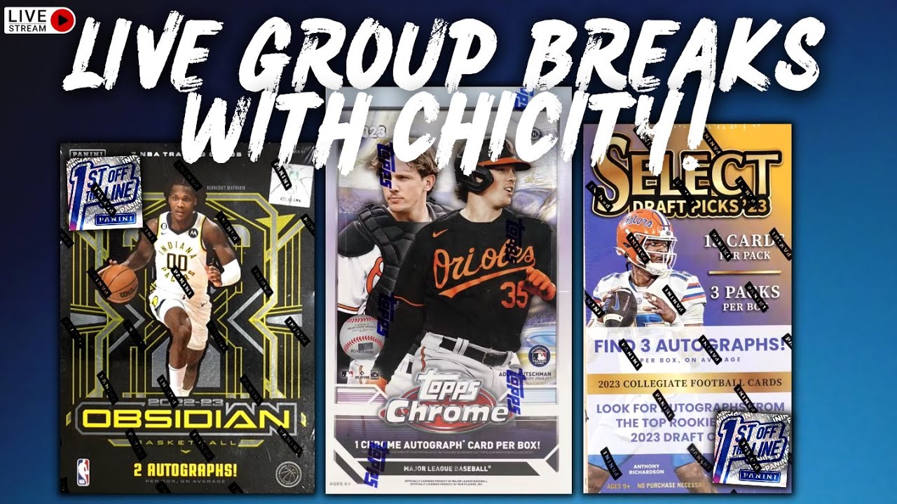 Monday Night Sports Trading Card Group Breaks With Chi! - YouTube