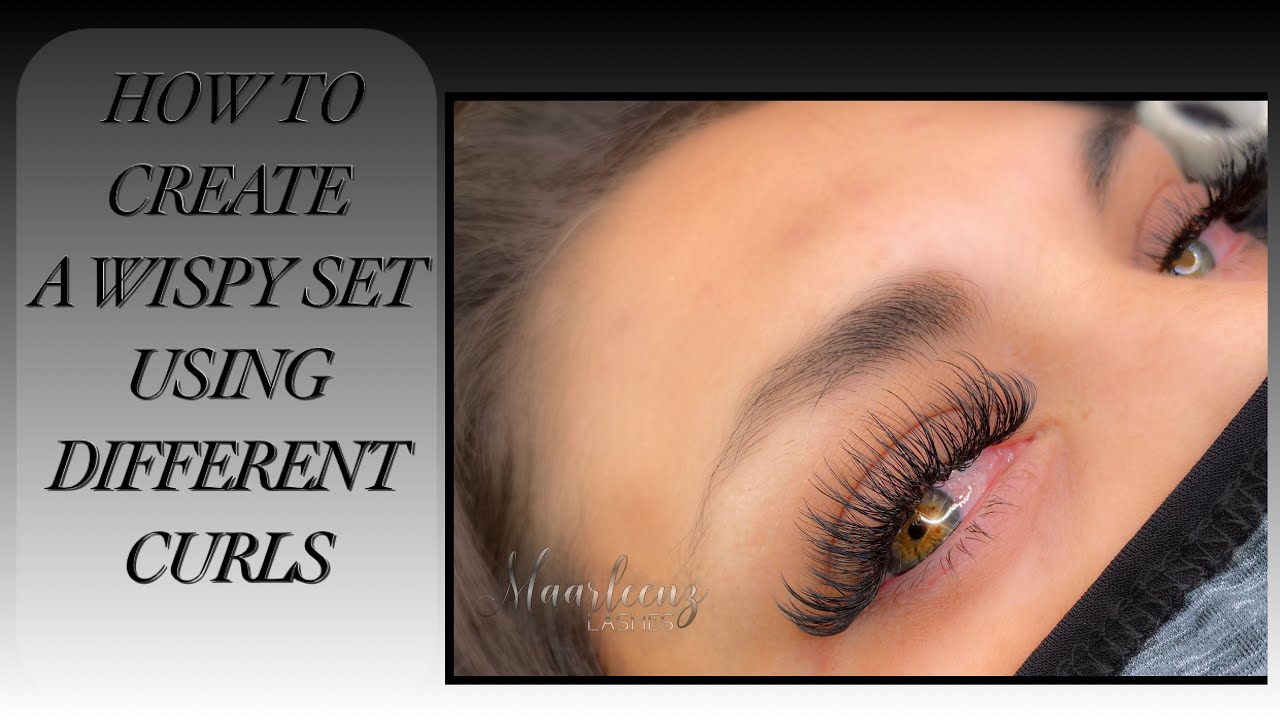 HOW TO CREAT A WISPY LOOK COMBINING CURLS | Wipsy Volume Full Set - YouTube