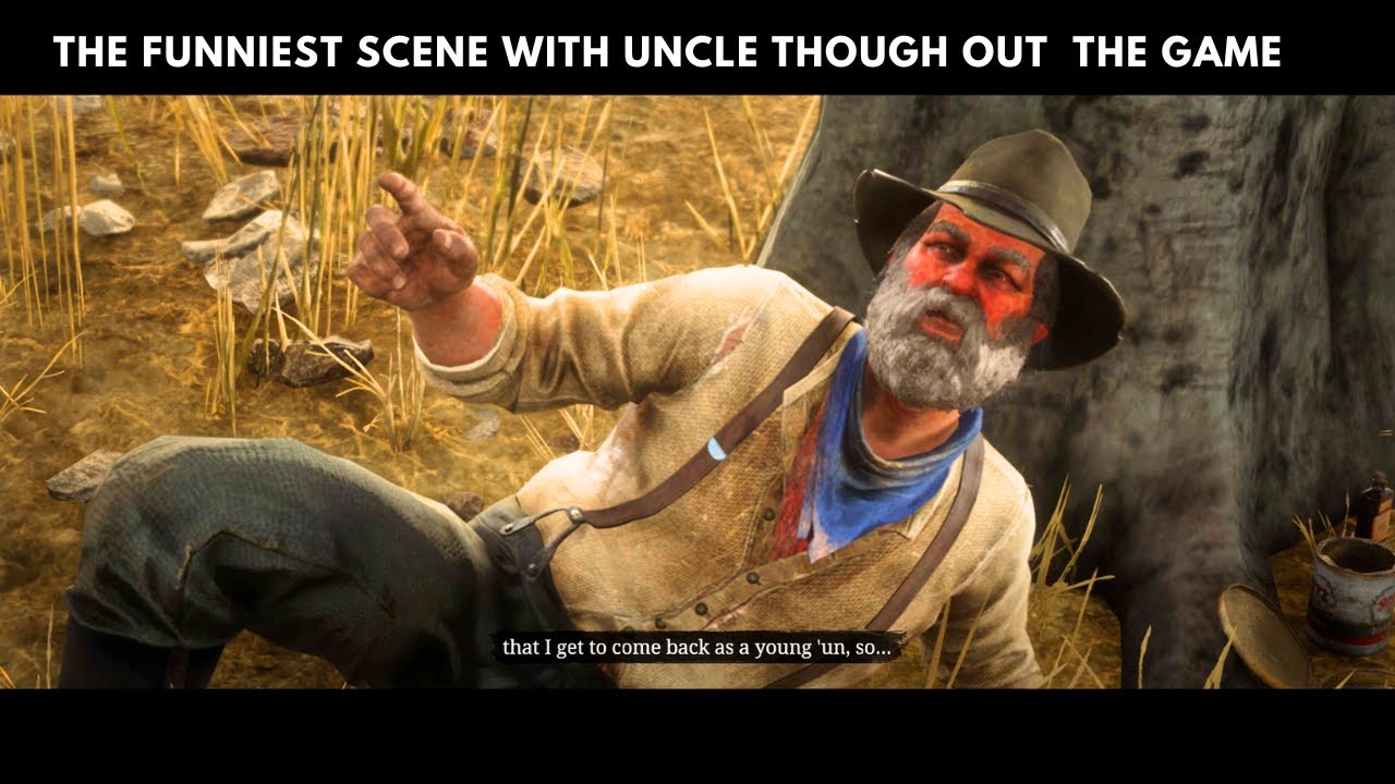 The Funniest Scene with Uncle though out the game in rdr2 | Red dead ...