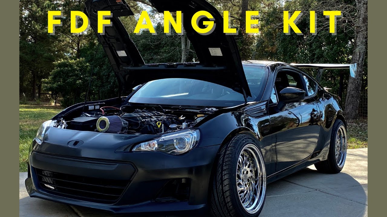 Drift BRZ gets FDF Angle kit! - YouTube