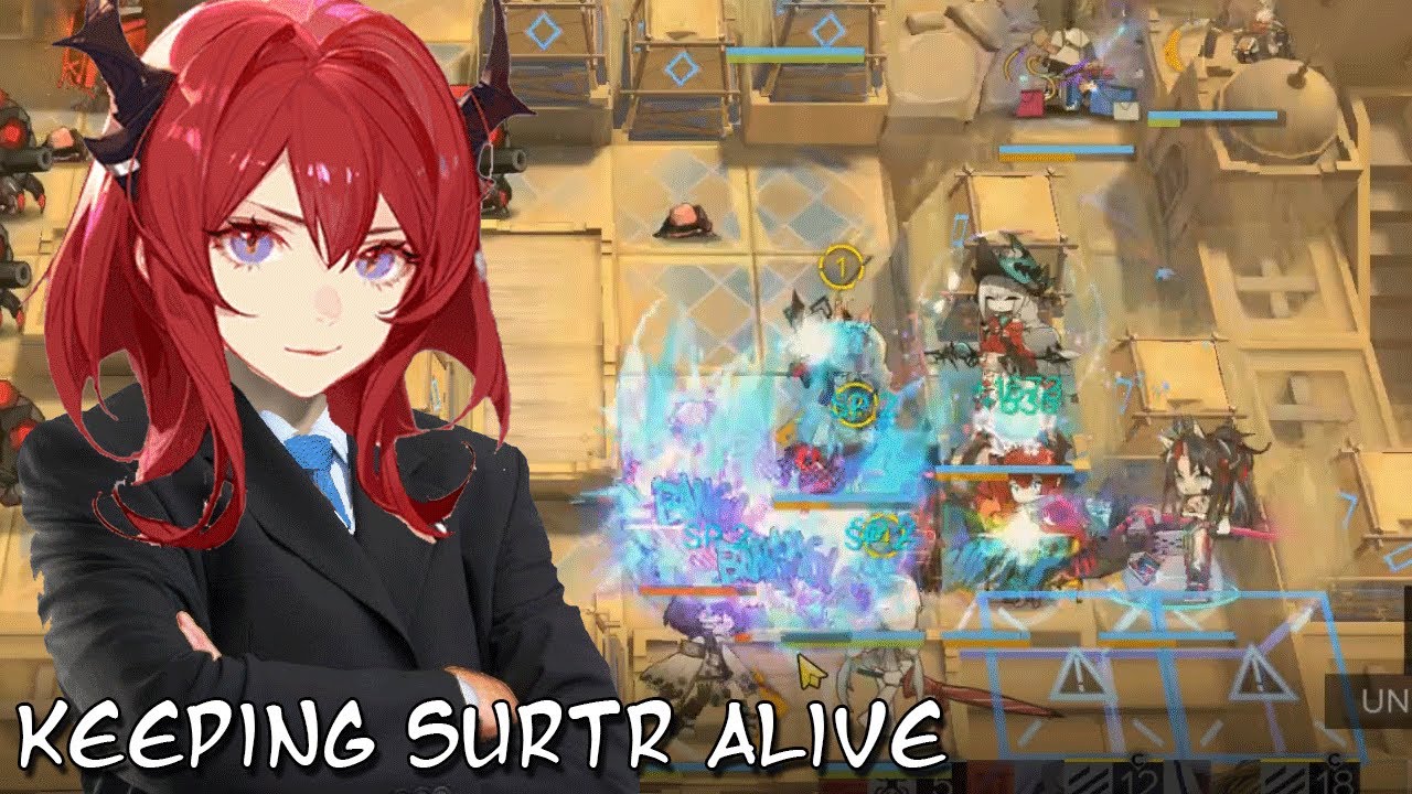 [Arknights] Keeping Surtr Alive Through Annihilation 9 (Surtr and Medic ...