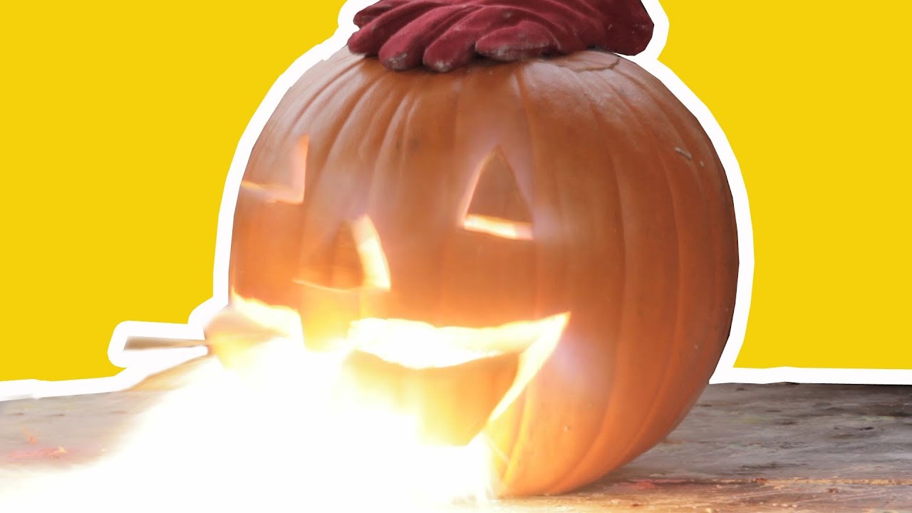 Slow mo Exploding Pumpkins | Live Experiment with Jon Chase | Head Squeeze - YouTube