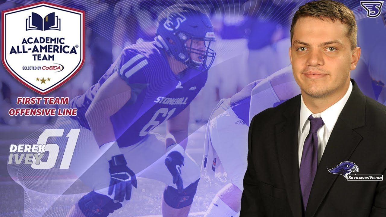 Derek Ivey Recieves First Team Academic All-America Honors - YouTube