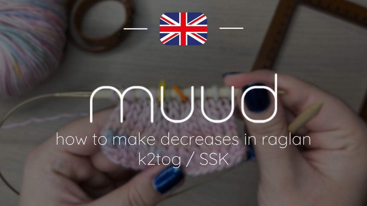 How to make decreases in raglan - English | muud - YouTube