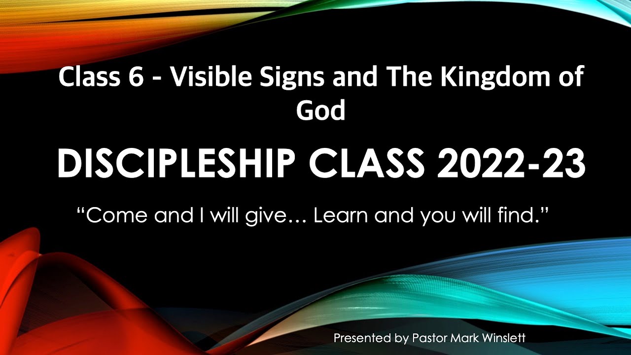 Discipleship Class 6 - YouTube