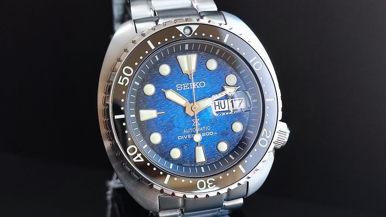 Часы Seiko Prospex King Turtle Save the Ocean Manta Ray Special Edition ...