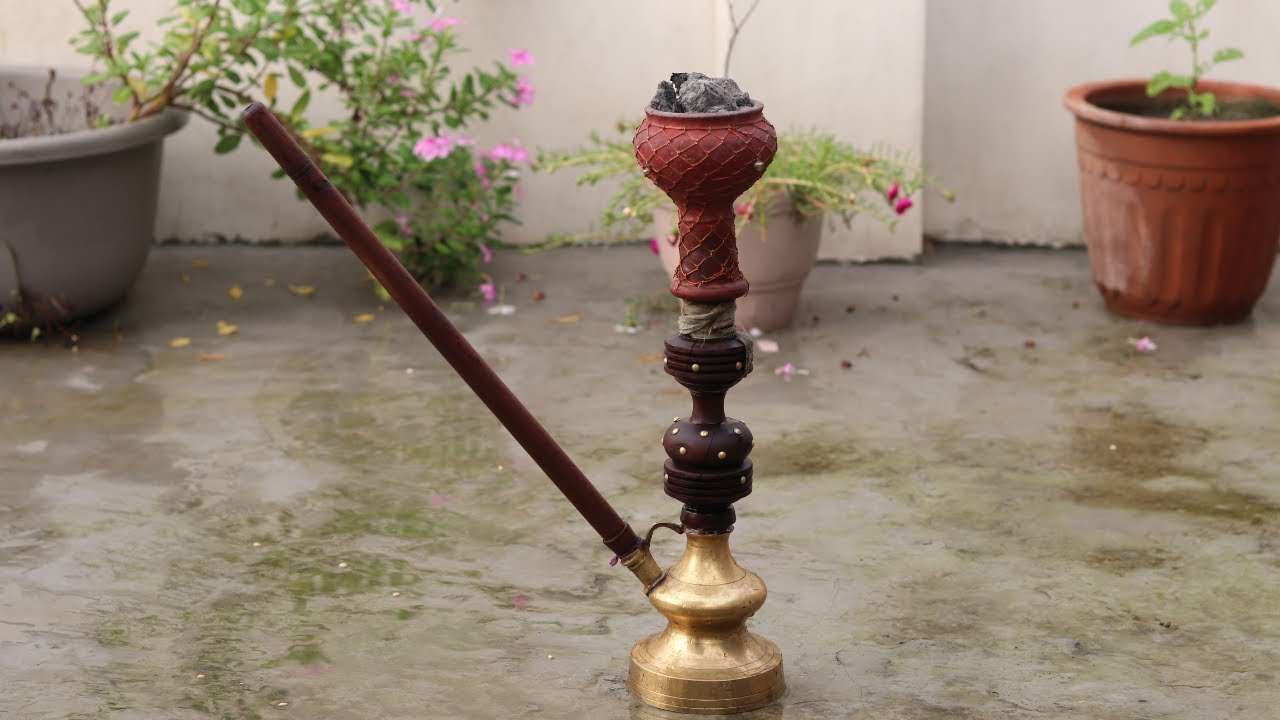 Making Desi Hookah in the Rain | Relaxing Outdoor Hookah Experience ...