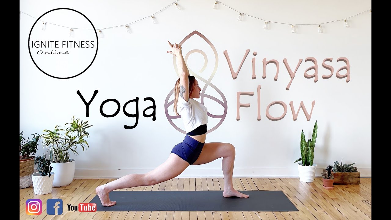 20 Minute Vinyasa Flow Yoga | Ignite Fitness - YouTube
