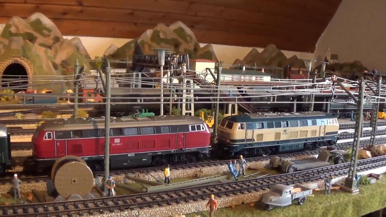 Märklin H0 Anlage M-Gleis Nostalgie analog / 60s, 70s Vintage Marklin ...