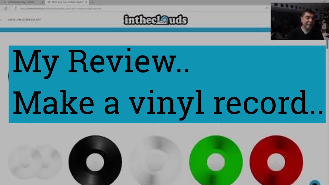 Intheclouds.com My thoughts and Experience . Make your own Vinyl Record. - YouTube