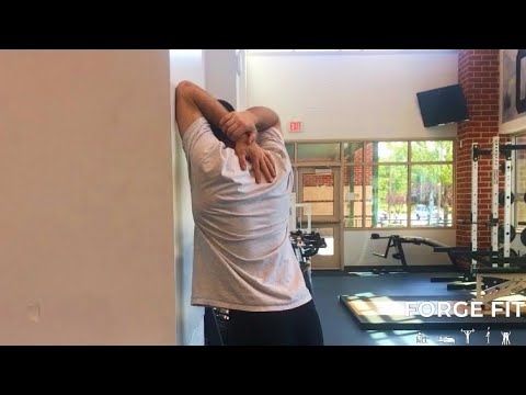 Classic Lat and Tricep Stretch - YouTube