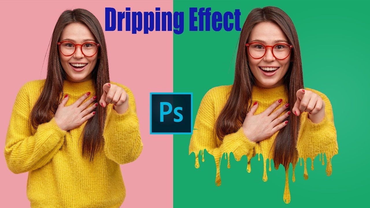 Dripping Effect / Photo Editing tutorial / Photoshop / MY WORK / 2024 ...