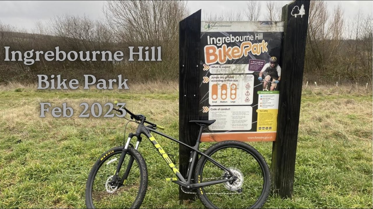 Ingrebourne Hill Bike Park Trail Rainham Essex - YouTube