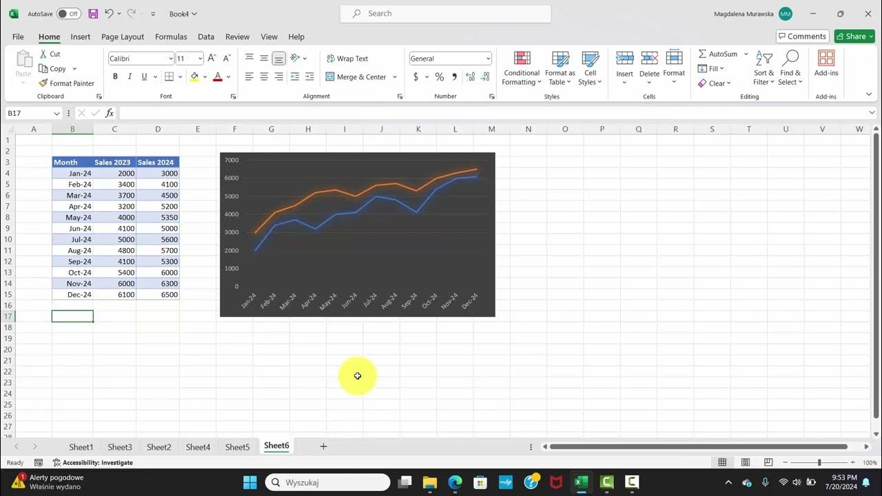 How to Add a New Line to an Existing Graph in Excel - YouTube