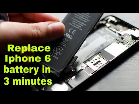 How to Replace Iphone 6 Battery in 3 Minutes - YouTube