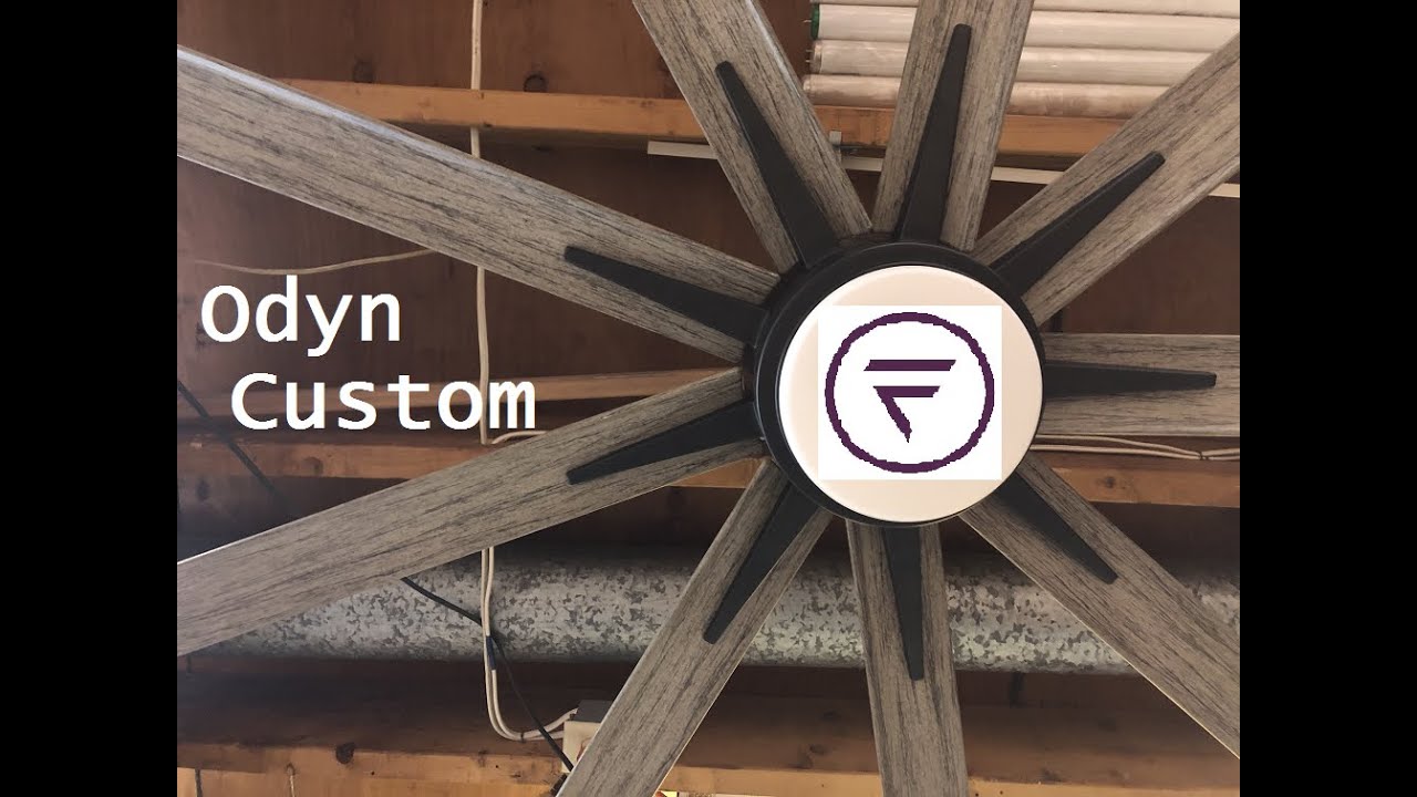 Fanimation Odyn Custom Ceiling Fan - YouTube