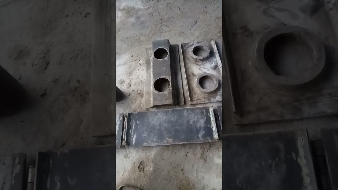 Cetakan Bata Interlock Paling Manual - YouTube