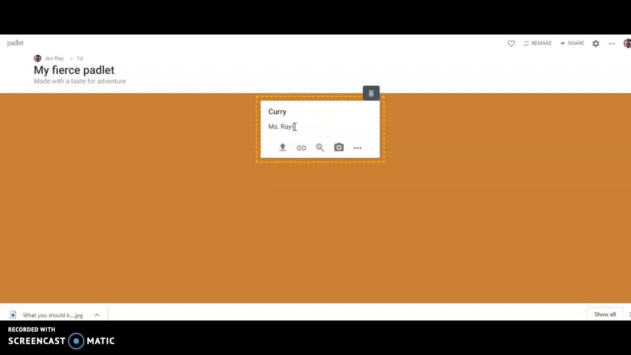Google Slide Upload to Padlet Instructions - YouTube