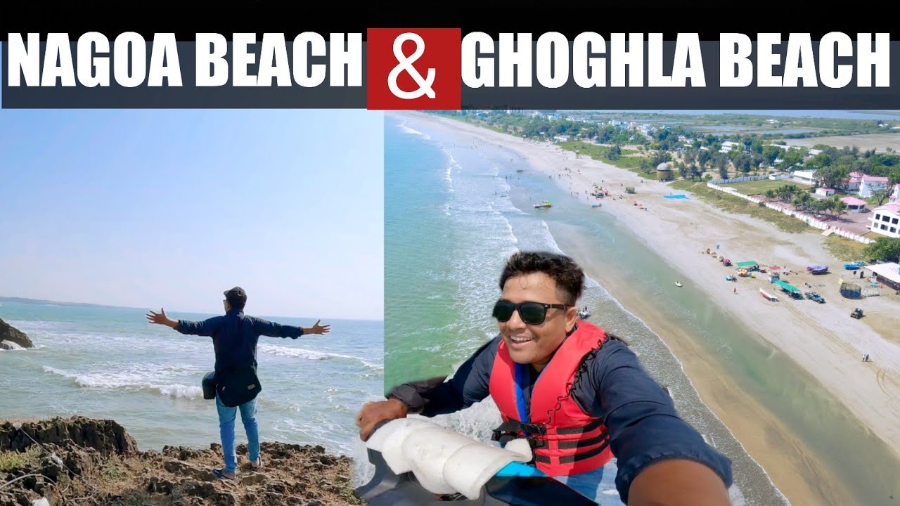 Nagoa Beach Tour | Ghoghla Blue Flag Beach | Nagoa Beach Island and ...