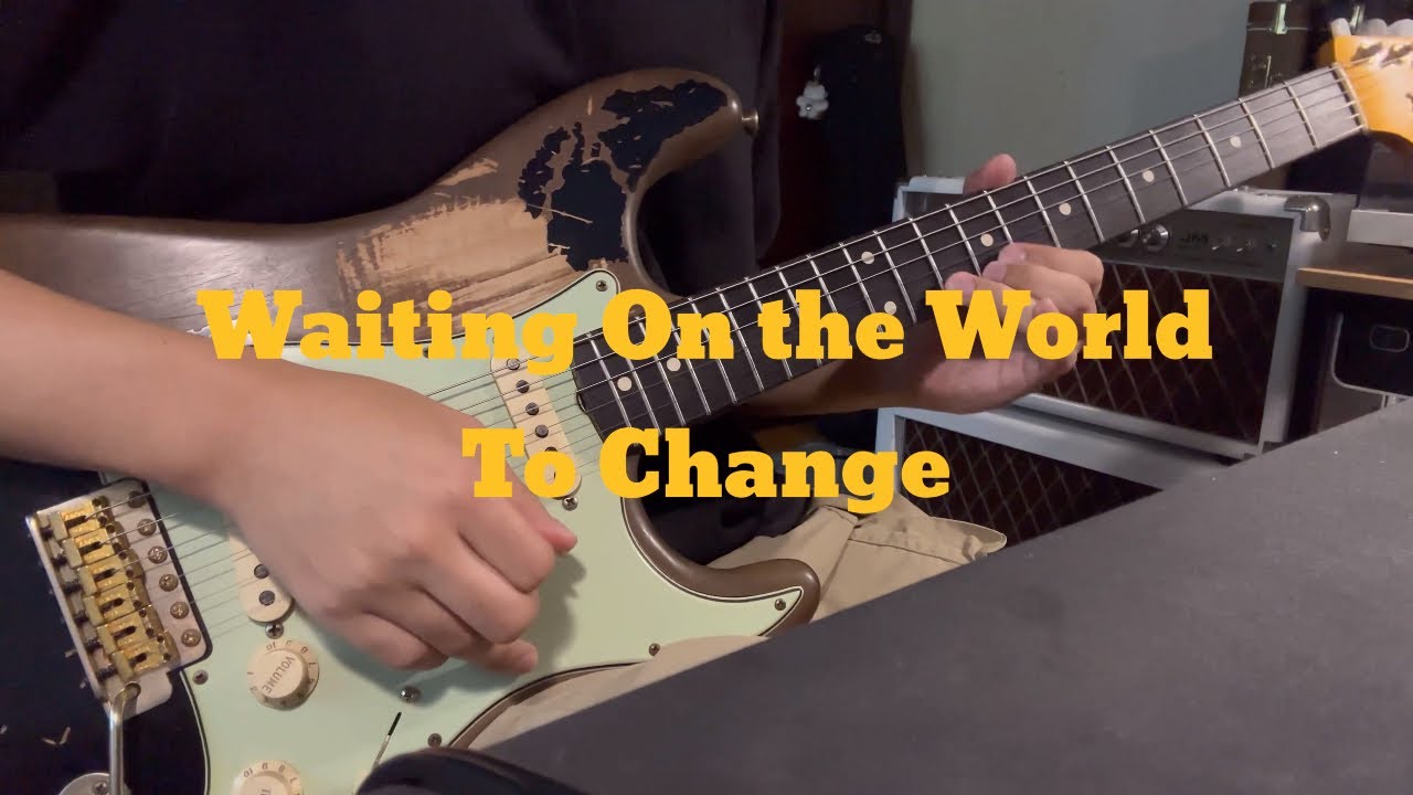 John mayer - Waiting On the World to Change guitar cover - YouTube